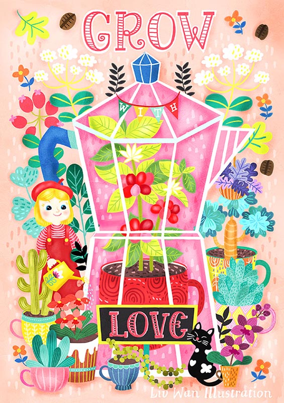 Floral - Liv Wan Illustration