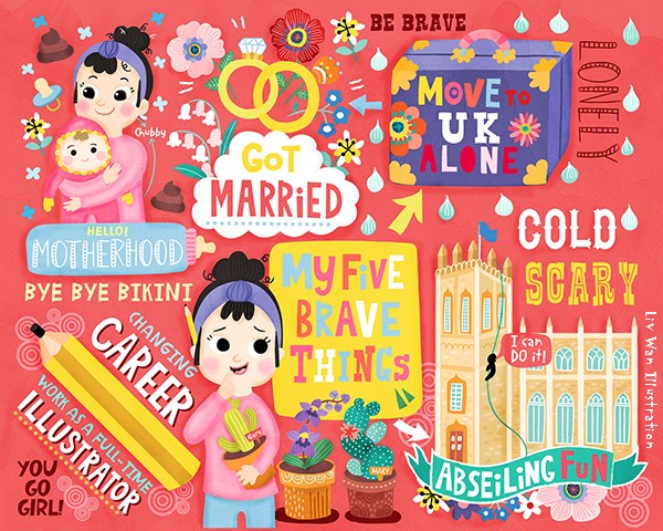 Editorial Illustrations - Liv Wan Illustration