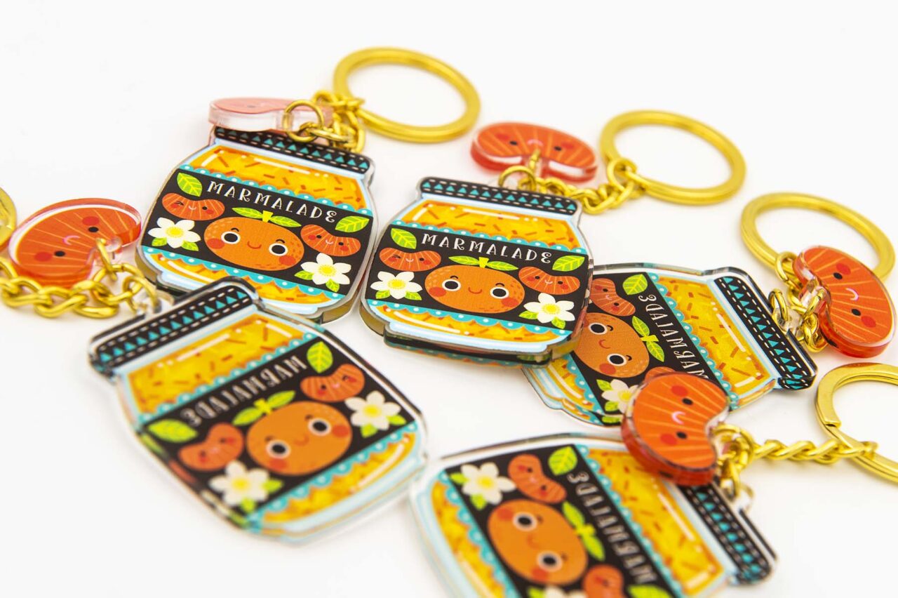 Keychains - Fun colour keychains